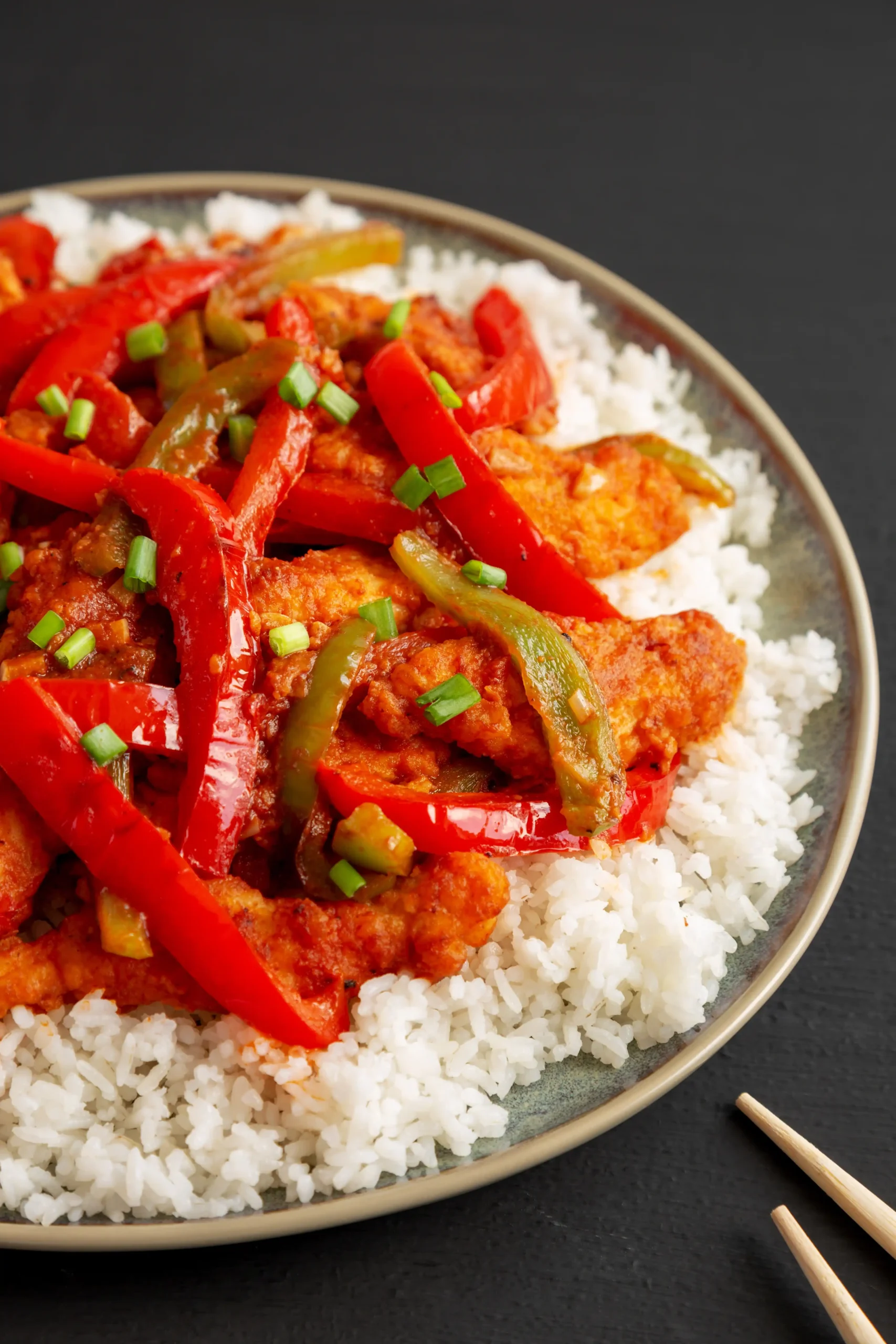 Recette poulet aux poivrons facile - Poulet recettes