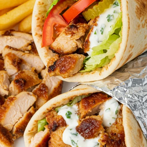 Recette chawarma au poulet facile - Poulet recettes